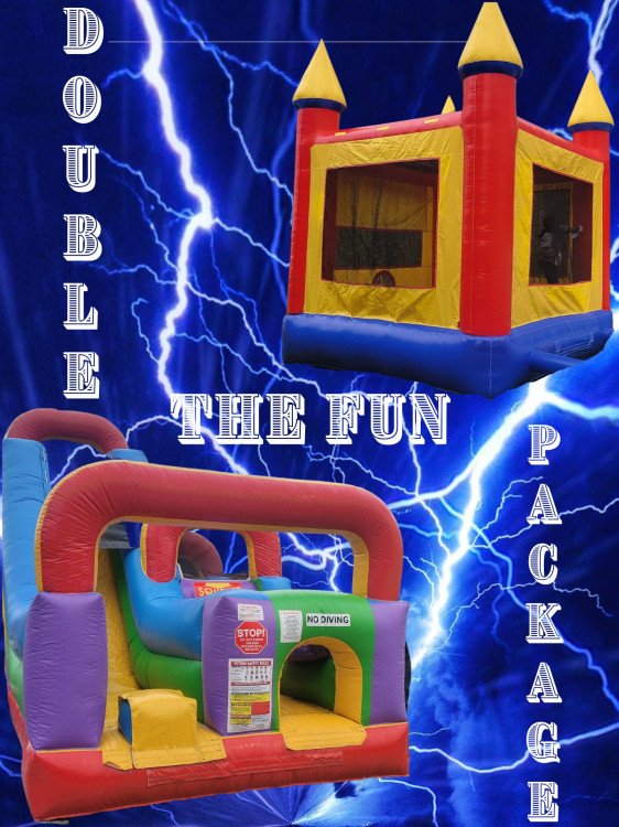 Double The Fun Package - Bouncy Bandits Fort Wayne IN.